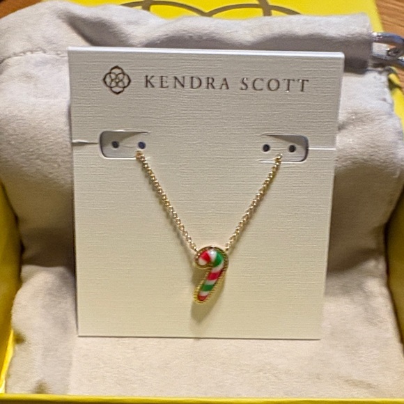 Kendra Scott | Jewelry | New Kendra Scott Holiday Candy Cane Pendant ...